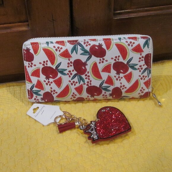 Riah Fashions | Bags | Summer Watermelon Wallet And Red Bag Charm ...